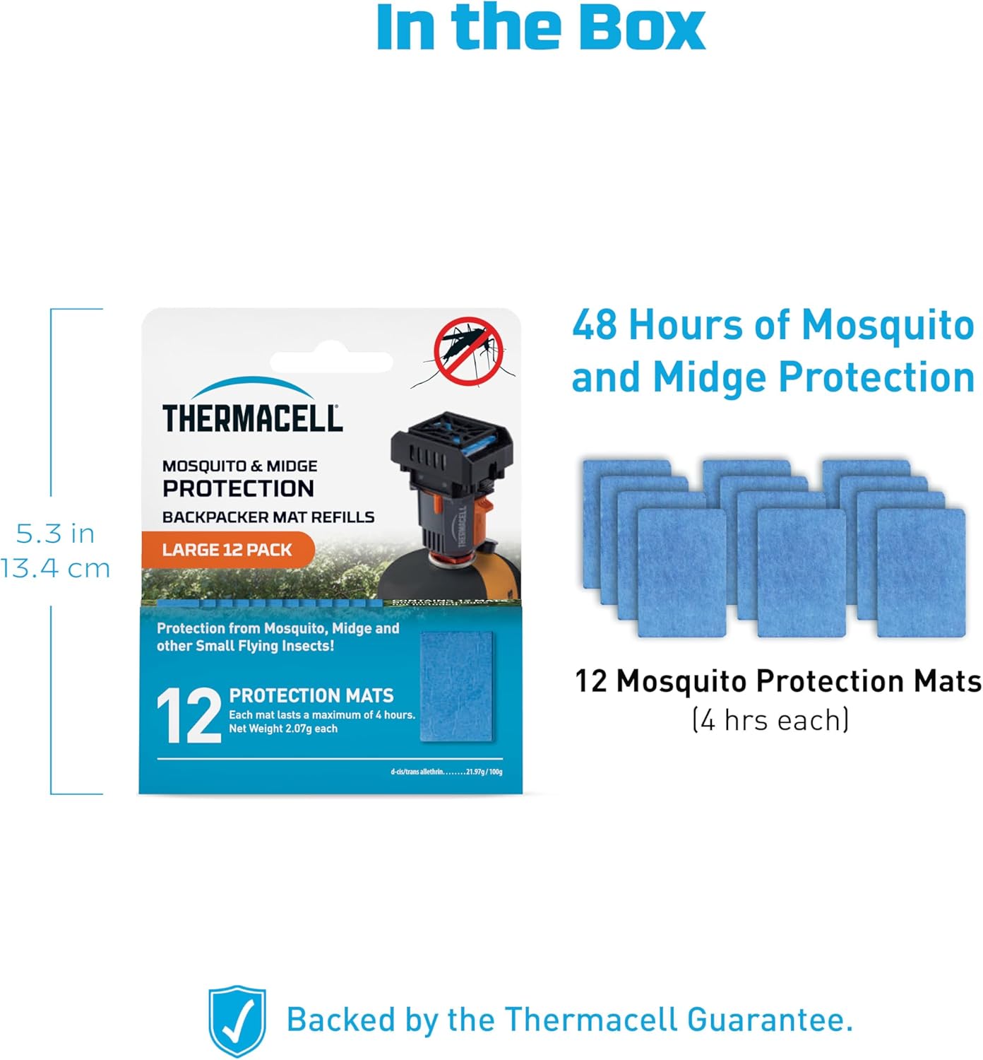 Thermacell Replacement Refill Mats for Backpacker Mosquito and Midge ...